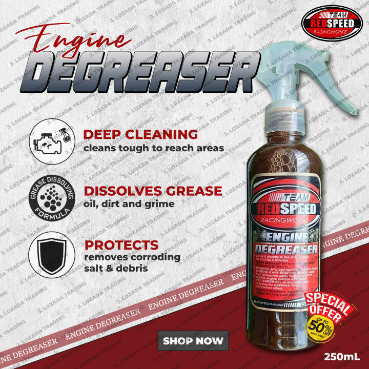 REDSPEED Engine Degreaser / Metal Grease Cleaner Spray Bottle 250ml ...