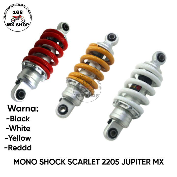 Monoshock mono shock belakang Scarlet peredam kejut 2205 2 Jupiter MX | Lazada Indonesia
