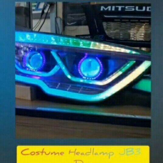 custom headlamp dan kimia JB3 RGB | Lazada Indonesia
