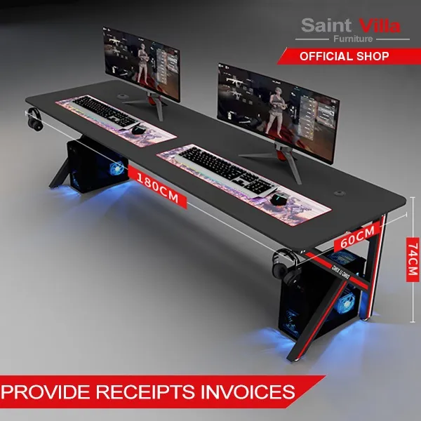 Quality assurance Saint Villa gaming table desktop computer table 180CM ...