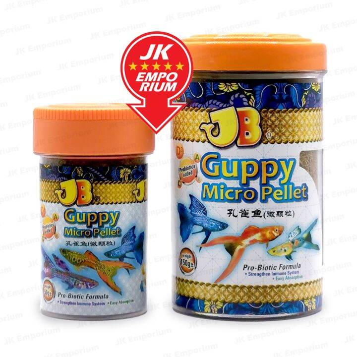 JB Guppy Micro Pellet Fish Food Makanan Ikan Guppy | Lazada