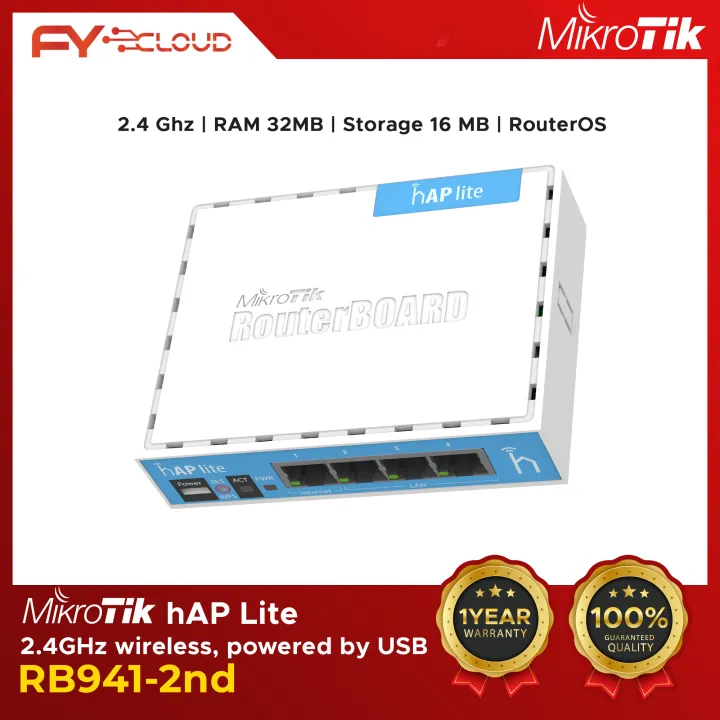 Mikrotik | Router | RB931-2nD hAP Mini 3-port SOHO router with wifi ...