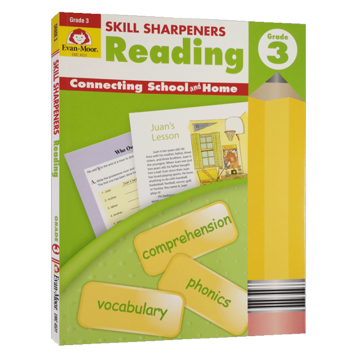 Evan moor skill sharpeners reading grade 3 skill pencil sharpener ...