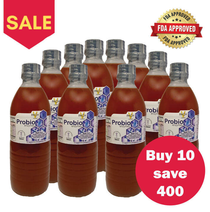 PROBIO ENZYMES Concentrated Multi Strain Probiotics (BUNDLE OF 10 ...