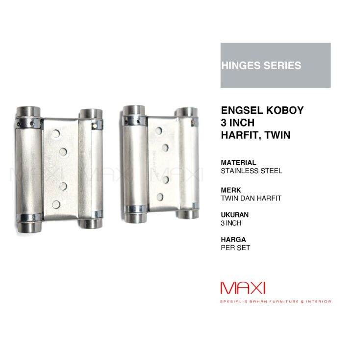 Engsel Koboy 3 Inch Stainless Steel - Engsel Koboi Pintu Kabinet ...