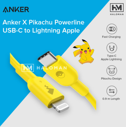 Anker x Pokemon USB-C to Lightning Cable Charger Iphone Kabel Limited ...