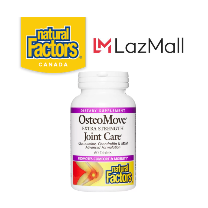 Natural Factors OsteoMove, Extra Strength Joint Care, 60 Tablets ...