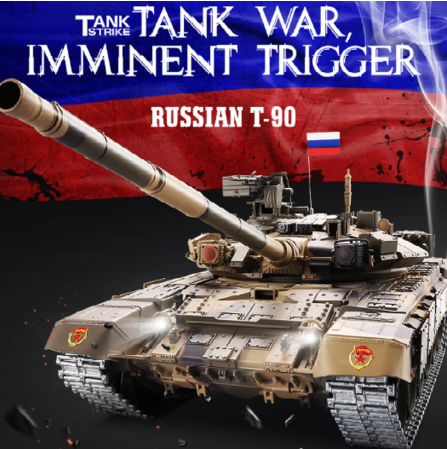JDD 【fast Delivery】【available Original】1/16 Russian T90 2.4G Rc Main ...