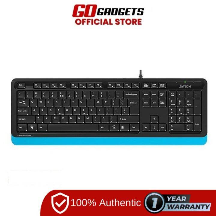 A4Tech Fstyler Fk10 Keyboard USB Blue | Lazada PH