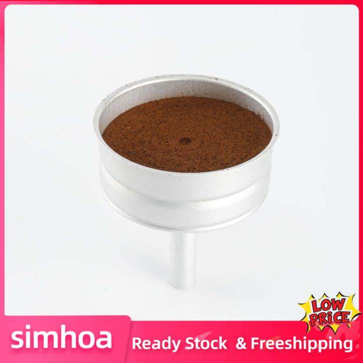 simhoa Moka Pot Replacement Funnel Aluminium Funnel Filter for Moka Pot ...