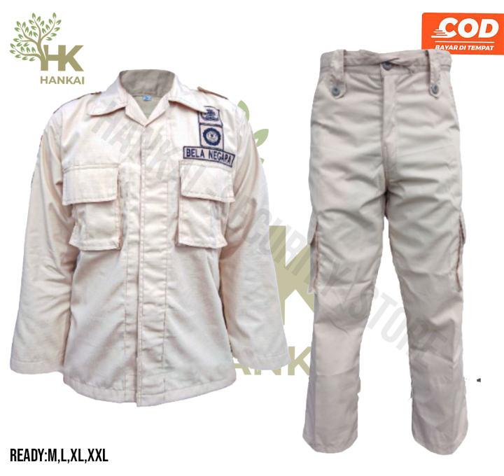 Seragam PDL KEMHAN - Seragam Kemenhan - PDL PNS Kementrian Pertahanan - PDL Bela Negara | Lazada ...