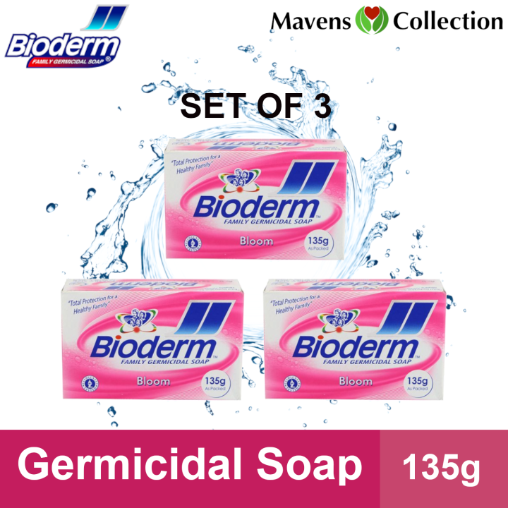 Bioderm 135g Family Germicidal Soap (Set of 3) BLOOM by MAVENS ...