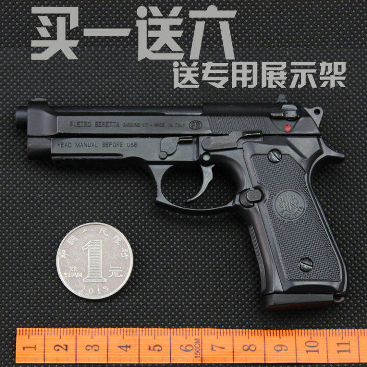 Beretta M92a1 1205 Fully Disassembled Shell Throwing Pistol Model Of Alloy Empire Cannot Be 