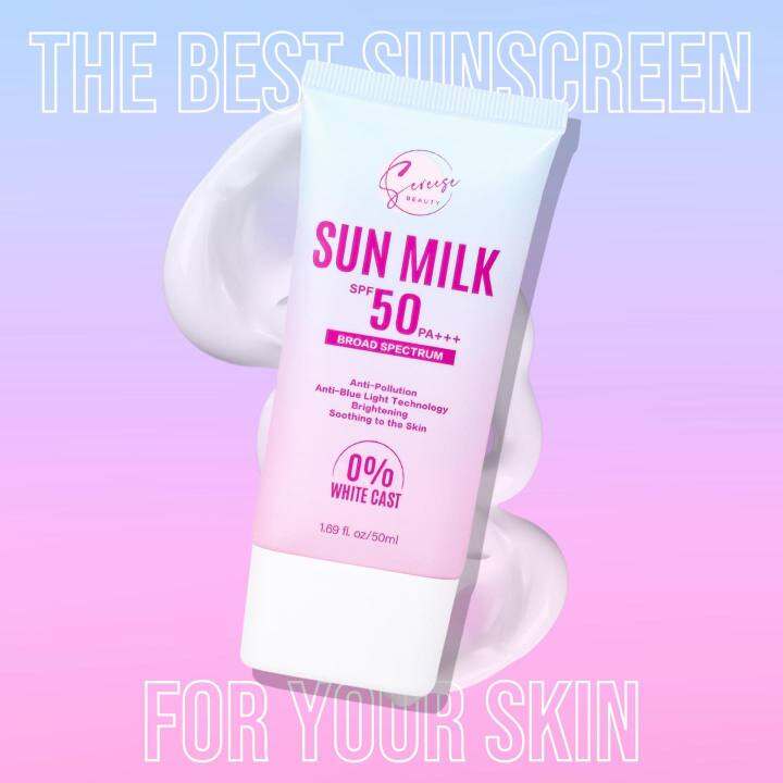 Sereese Beauty Sun Milk SPF 50 PA+++ ON HAND!! V2.0 | Lazada PH