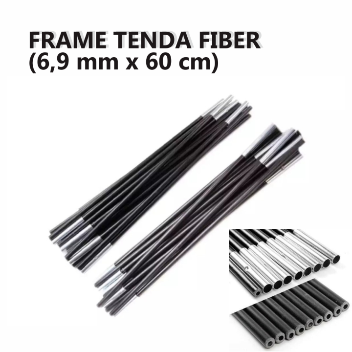 Frame Tenda Fiber 6.9 mm / Frame Tenda Dome / Frame Tenda Camping ...