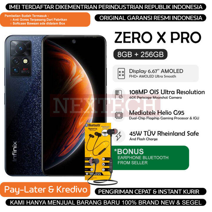 Infinix Zero X Pro 8/256GB - 108MP OIS with 60X Periscope Zoom - Garansi Resmi Infinix Indonesia ...