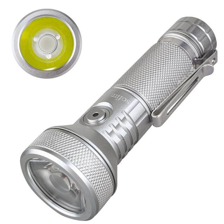 Sofirn Silver IF22A 21700 LED Light Super Bright 2100lm EDC Flashlight ...