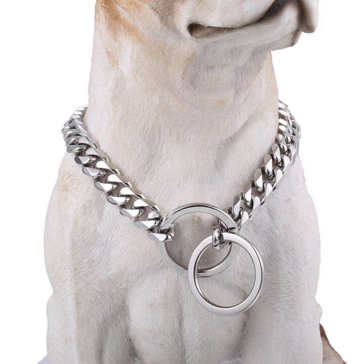Stainless Steel Slip Pet Dog Chain Heavy Duty Training Choke Chain ...
