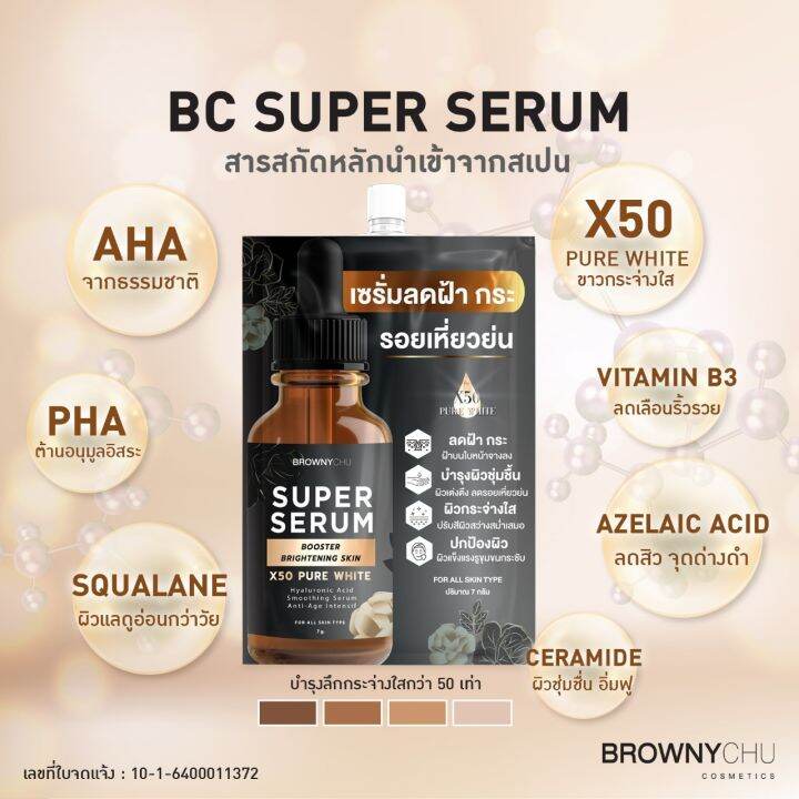 BROWNYCHU SuperSerum แบบซอง | Lazada.co.th