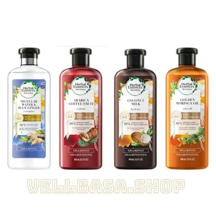 Herbal essences Bio renew Real Botanical 400ml shampoo Lasting ...