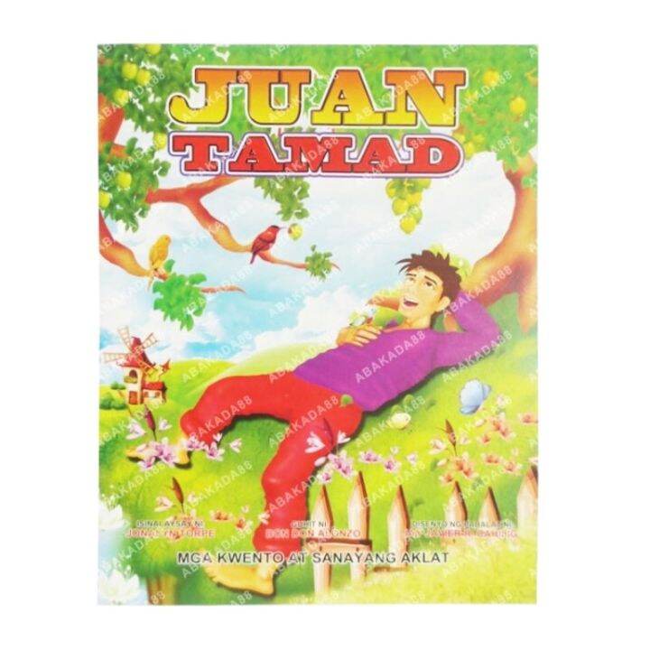 Juan Tamad English/Tagalog Story Book kids book story book coloring ...