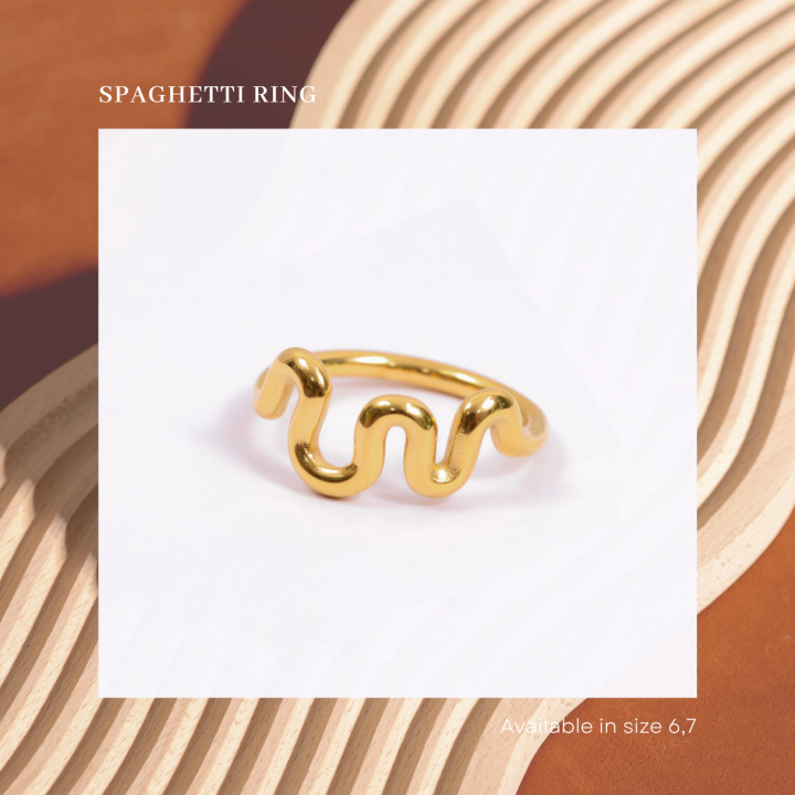 LAC.COLLECTION - Spaghetti Ring แหวนสปาเก็ตตี้ | Lazada.co.th