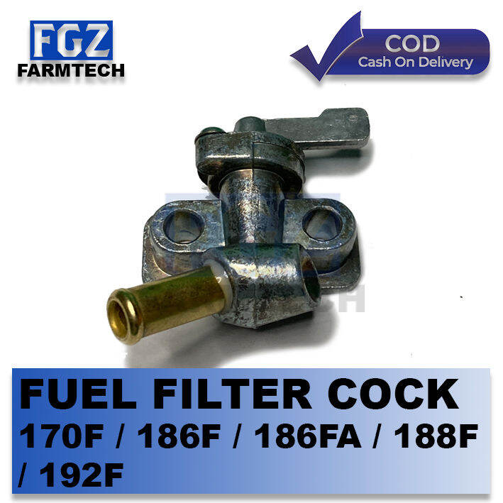 FUEL FILTER COCK 170F / 178F / 186F / 186FA / 188F / 190F / 192F ...
