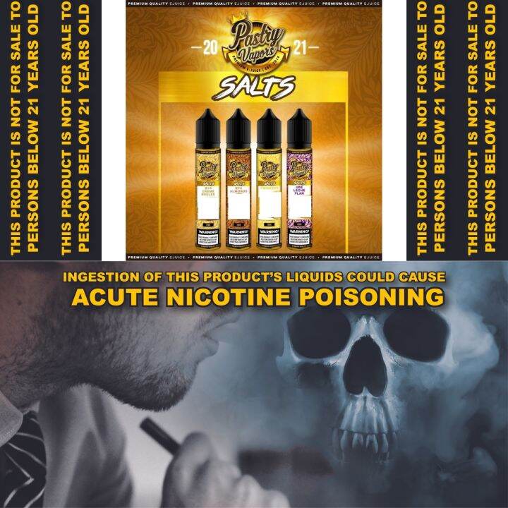 vape mod kit Pastry Vapor Salts Premium 30ml Pod Friendly Vaping 20mg ...