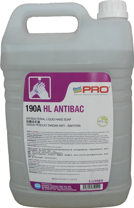 GOOD MAID GMP 190A HL Antibac Handwash 5L | Lazada