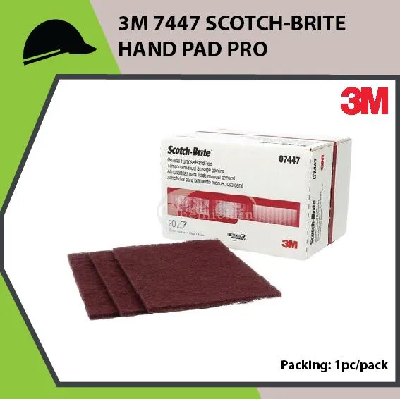 3M 7447 SCOTCH-BRITE HAND PAD PRO | Lazada