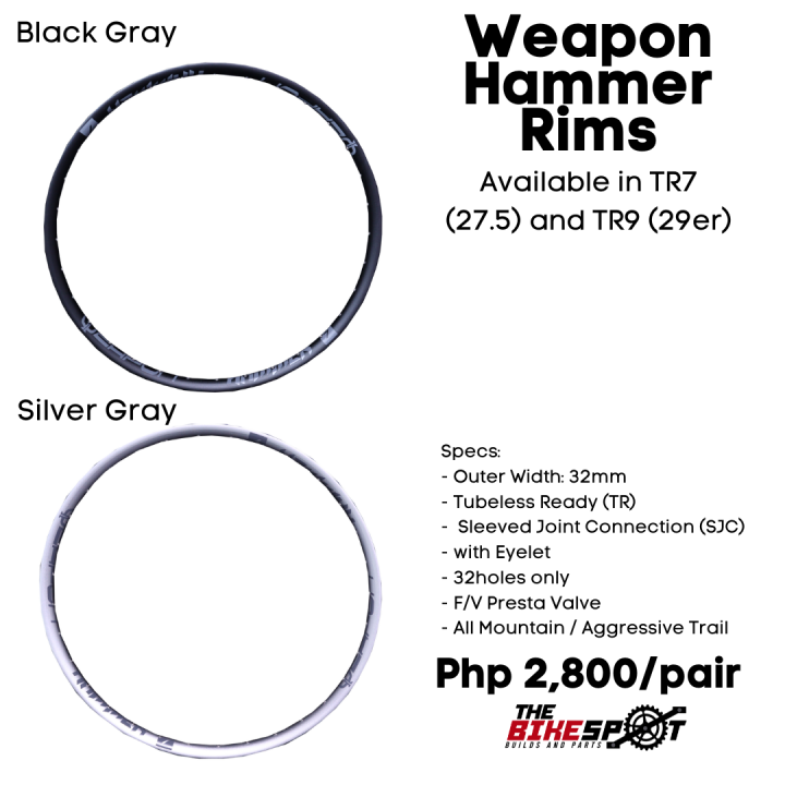 Weapon Hammer Rims (TR7 and TR9) | Lazada PH