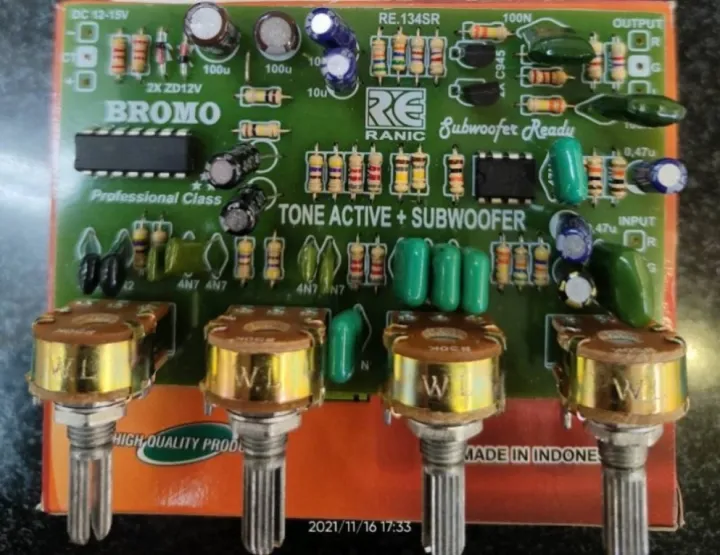 TONE CONTROL STEREO PLUS SUBWOOFER BROMO RANIC - TONE CONTROL STEREO ...