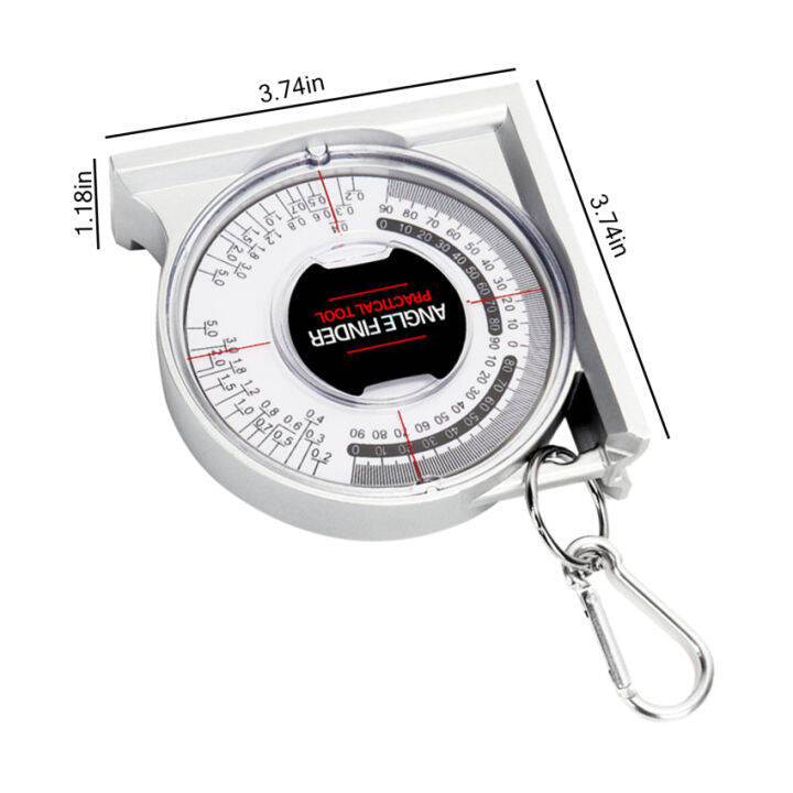 Magnetic Angle Locator Slope Protractor Inclinometer Level Meter ...