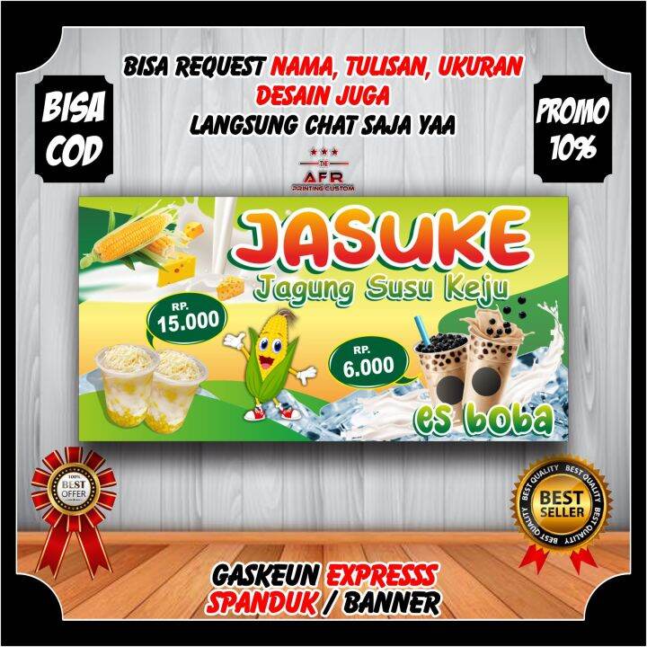 Terlaris - Spanduk Banner Jasuke Berkualitas Desain Baru | Lazada Indonesia