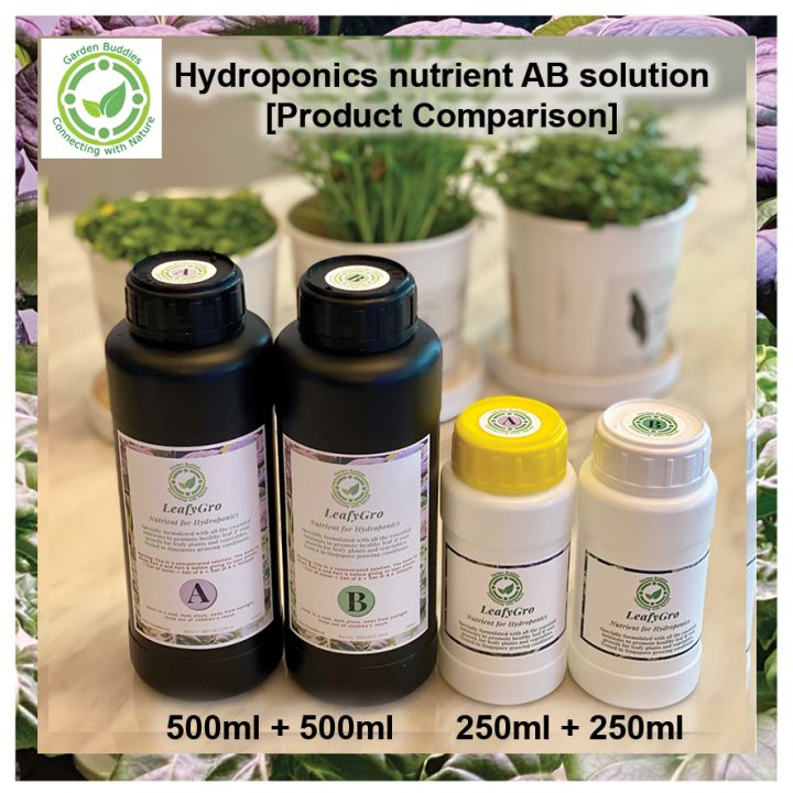 (SG Local Stock) Hydroponics nutrient AB solution/ Liquid Fertiliser ...