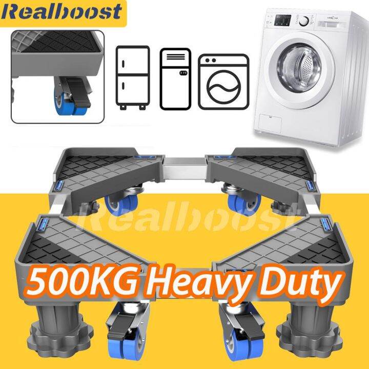 ironing board ♙Washing Machine Stand with Wheels Adjustable Ref Stand ...