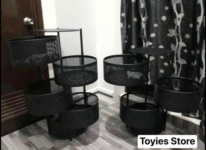 Multifunction Round Rotating Storage Rack (Heavy Duty) | Lazada PH