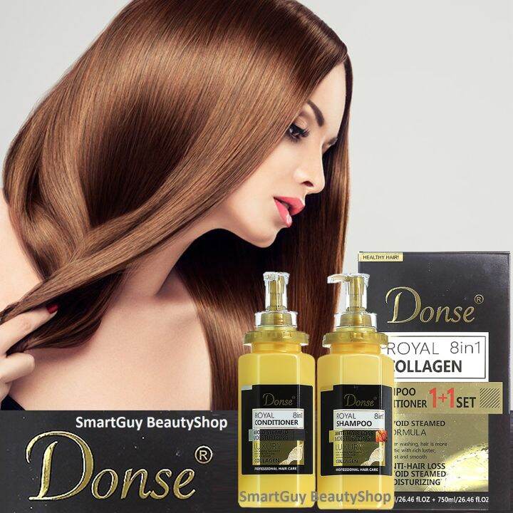 DONSE Royal 8in1 Collagen Shampoo & Conditioner Set 750mlX2 ชุด ...