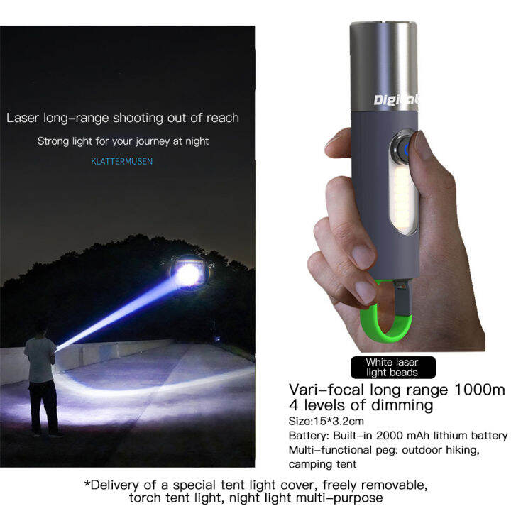 maxxlite New outdoor white laser flashlight multi-function ...