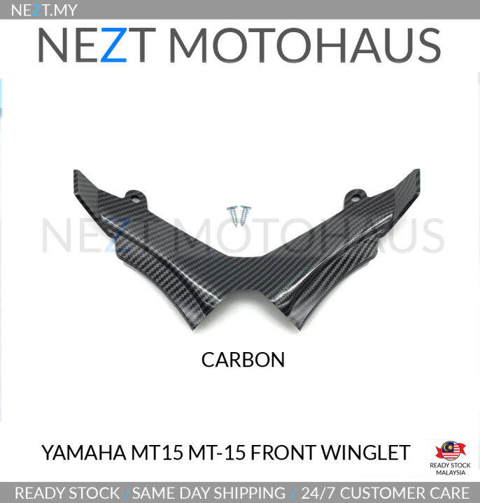 Yamaha MT15 MT-15 Front Winglet ( Matte Black / Red / Blue / Carbon ...