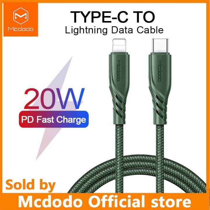 Mcdodo Greased Lightning Series 20W PD Type-C to Lightning Data Cable 1 ...
