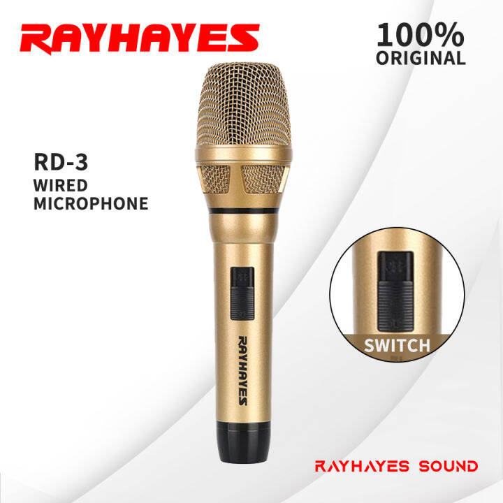 RAYHAYES Professional MIC All metal Dynamic Microphone for Videoke ...