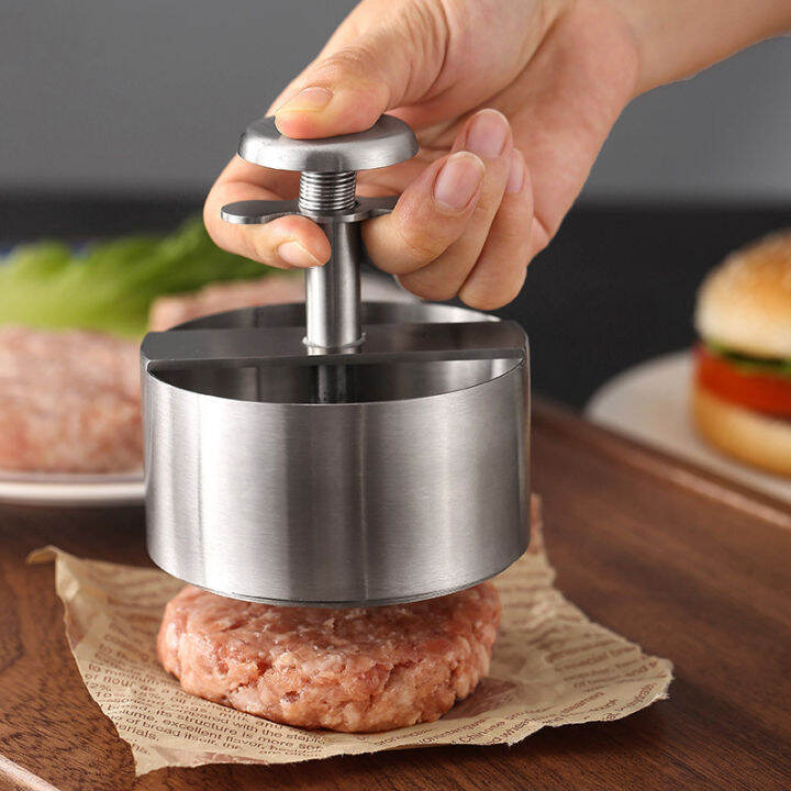 Dapur Hamburger Tekan Burger Patty Maker 304 Keluli Tahan Karat Daging ...