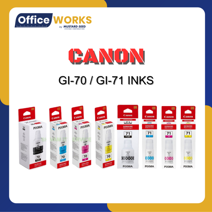 Canon GI-70 and GI-71 Inks Continuous Inks | Lazada PH
