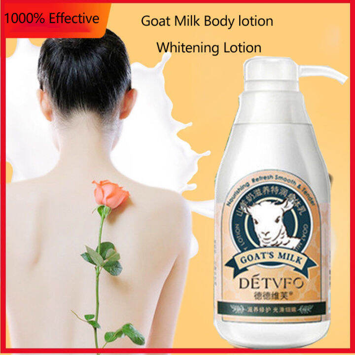 【100% Effective】300ml Goat Milk Whitening Body Lotion Body Lotion, Vaseline Whitening Cream ...