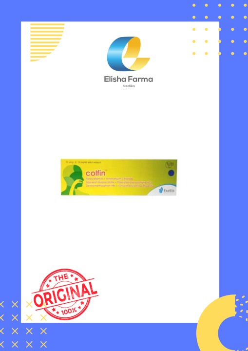 Colfin Sirup 60ml - Colpin Tablet / Obat Batuk Alergi / Batuk Kering ...