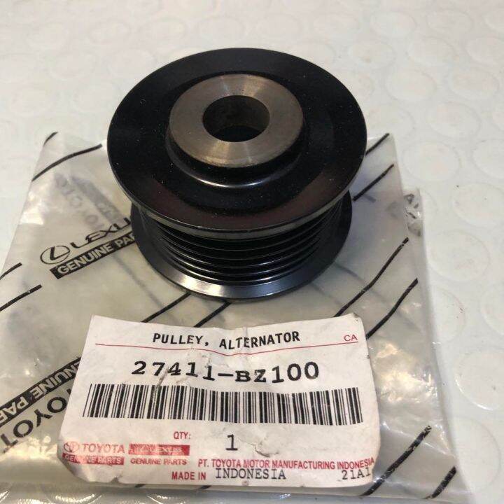 GENUINE TOYOTA ALTERNATOR PULLEY FOR AVANZA 2016-2022, RUSH 2018-UP ...