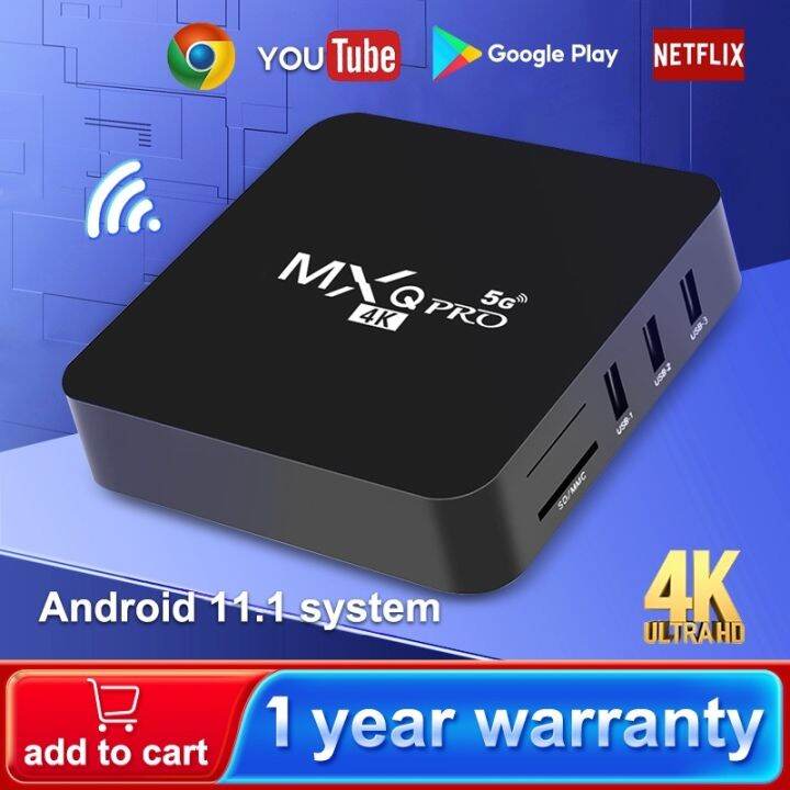 2022 Android smart tv box I8 mini Keyboard mxq HD 4K Smart box digital ...