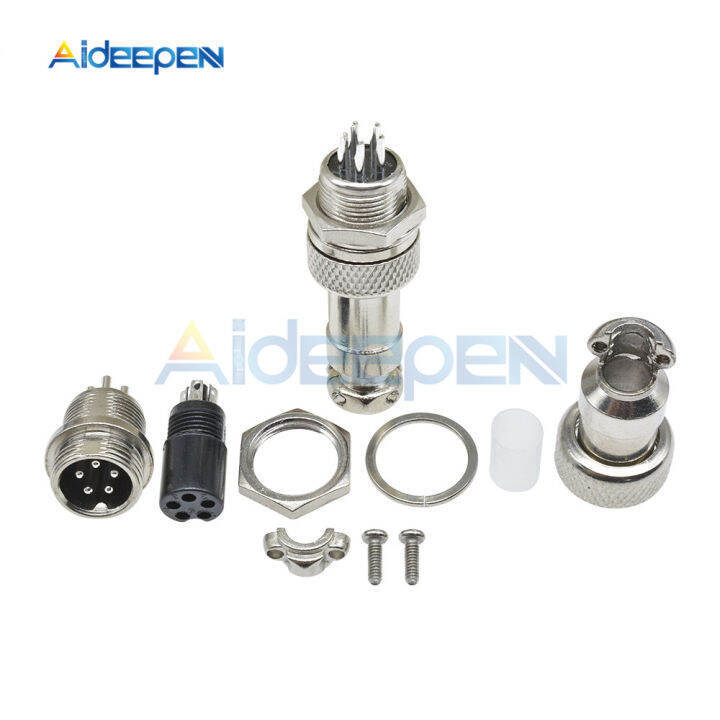 Gx12 Gx16 2/3/4/5/6/7/8/6/7 Pin Male + Female 12Mm 16Mm, Circular ...