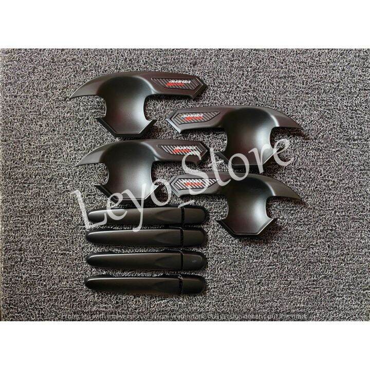 ALL NEW AVANZA 2012 2016 2020 2021 PAKET MANGKOK OUTER DOOR HANDLE HITAM BLACK DOP GRAND ...